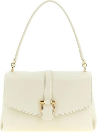 Ferragamo Femme, Sacs, Beige, Taille: ONE Size TH (M) Sac bandouli&egrave;re