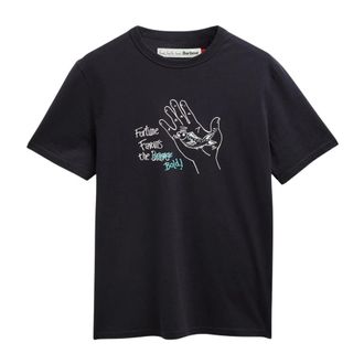 Barbour Homme, Tops, Bleu, Taille: S Fortune G T-Shirt