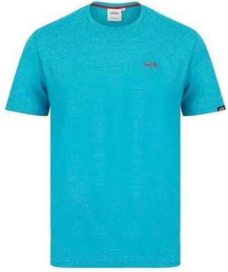 Tokyo Laundry T-shirt à col rond en coton mélangé « Leon» pour homme, Sea Grindle, L