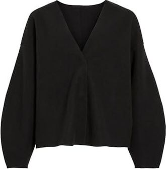 Vila Vila Vijuice Loose L/S Jacket-Noos Veste, Noir, Numeric_36 Femmes