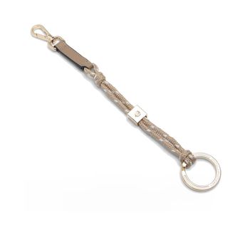 Piquadro &Eacute;tui &agrave; cl&eacute;s en cuir avec mousqueton et anneau - Femme - Accessoires - Brun - Taille: ONE Size
