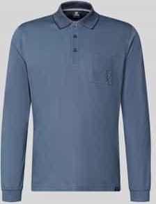 Lerros Regular Fit Poloshirt in Two-Tone-Machart