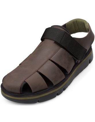 Camper Oruga Sandal, Men Sandal, Dark Brown, 44, (EU)