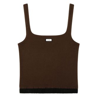 Entire studios Entire Studios, Femme, Tops, Brun, Taille: 42 FR Lounge Tank