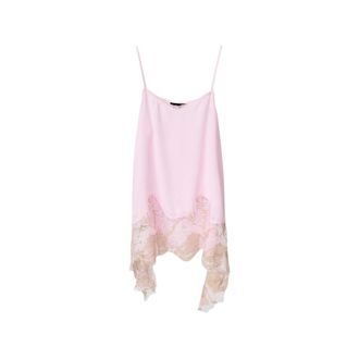 Fabiana Filippi Femme, Tops, Rose, Taille: 36 FR D&eacute;bardeur asym&eacute;trique