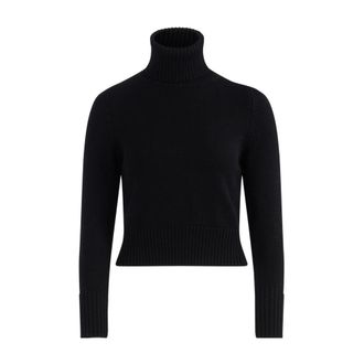 Alpha Studio Cicilista M Lunga - - Knitwear - Damen - Schwarzk - S