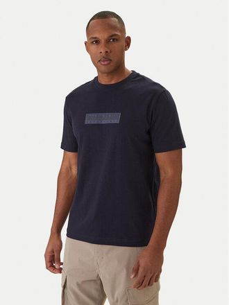 Napapijri T-Shirt S-Box Logo NP0A4IFL Dunkelblau Regular Fit