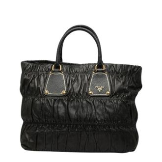 Prada Pre-owned Saffiano Leder Shopper - - Pre-owned - Damen - Schwarzk - ONE SIZE