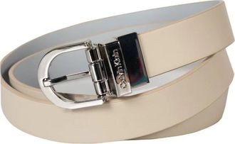 Calvin Klein Wendbarer G&uuml;rtel mit Monogramm-Logo - - Accessories - Damen - Beige - 90 CM