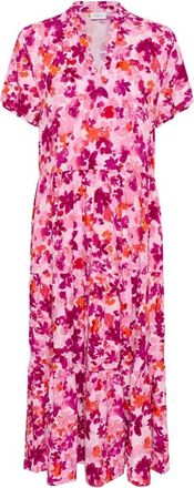 Saint Tropez EdaSZ SS Maxikleid - - Dresses - Damen - Mehrfarbig - S