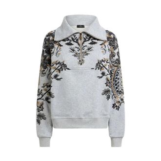 Etro Jersey - - Sweatshirts & Hoodies - Damen - Grau - M