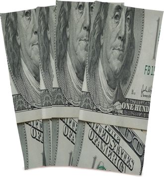 Mnsruu K&uuml;chent&uuml;cher mit Geldmotiv, Vintage, Dollar f&uuml;r Geschirr, Bar, Geschirrtuch, 1 St&uuml;ck, super saugf&auml;hig, weich, 71 x 46 cm