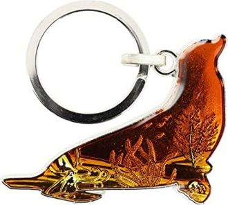 Tony & Paul Porte-cl&eacute;s - Otarie - Animaux - Fantaisie - Fabriqu&eacute;s en France &agrave; Saumur par un ma&icirc;tre m&eacute;dailleur