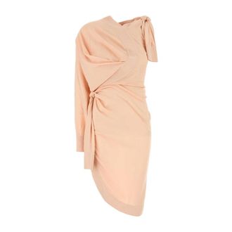 Ferragamo Baumwollmischkleid - - Dresses - Damen - Rosa - S