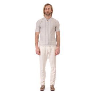 Eleventy Homme, Tops, Beige, Taille: L Polo mezza zip
