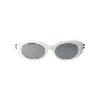 Alexander McQueen Stylische Sonnenbrille Am0469S - - Accessories - Damen - Wei&szlig; - 50 MM