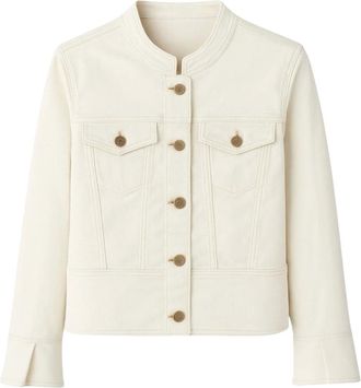2-Biz Femme, Vestes, Beige, Taille: 46 FR Veste en jean