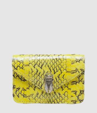 CLARIS VIROT Porte Cartes Alex Cobra Mimosa