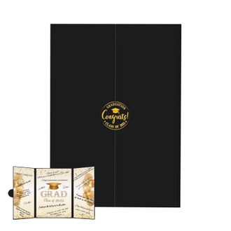 Generic Gastschild zum Abschluss im Buch, Unterschriftenbuch - Klasse 2025 Absolventen G&auml;stebuch | Abschlussparty-Paddel f&uuml;r Klassenkameraden von Highschool-S