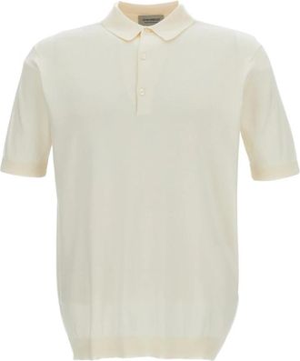 John Smedley Homme, Tops, Blanc, Taille: XL Adrian Polo