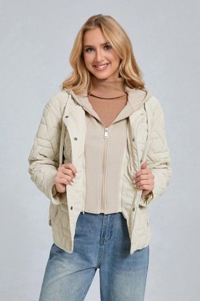 Funk since 1776 Steppjacke moderne Kurzjacke dekorativem Muster