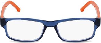 Lacoste Brille mit eckigem Gestell - Blau