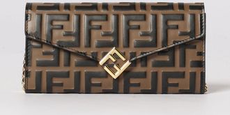 Fendi Geldb&ouml;rse FENDI Damen Farbe Tabak