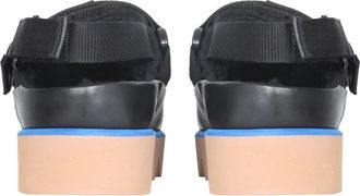 Msgm Puffed Rubber Sole Sandal - Black