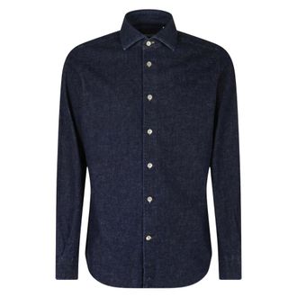 Eleventy Homme, Chemises, Bleu, Taille: S Chemise en jean