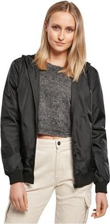Build Your Brand Ladies Windrunner Coupe-Vent, Noir/Noir, XXXXL Femme