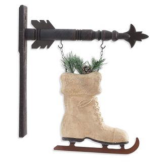 K&K Interiors K&K Interiors Arrow -Dekoschild zum Aufhängen, WeiÃY