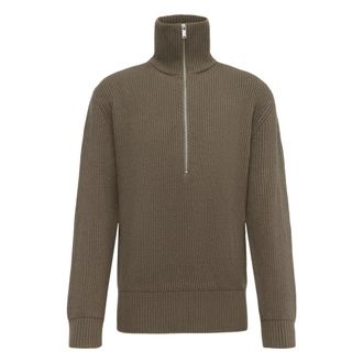 Drykorn Manuelo 10 Troyer Zip Pullover - - Knitwear - Herren - Gr&uuml;n - M