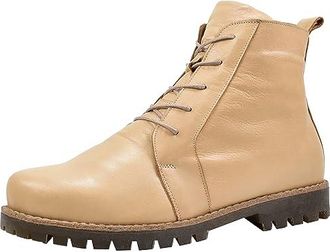 Andrea Conti Bottes en Cuir Femmes 0342828, Pointure:38 EU, La Couleur:Beige