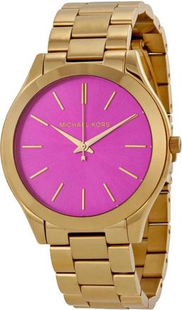 Michael Kors Femme, Accessoires, Jaune, Taille: ONE Size Montre Runway