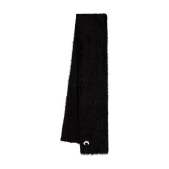 Marine Serre Unisex Wild Puffy Scarf Black Synthetic