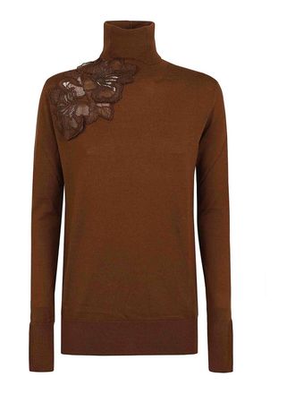 Ermanno Scervino Pull Col Roul&eacute; - Noir