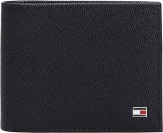 Tommy Hilfiger Portefeuille Homme Mini Wallet Effet Grain Fin, Bleu (Space Blue), Taille Unique