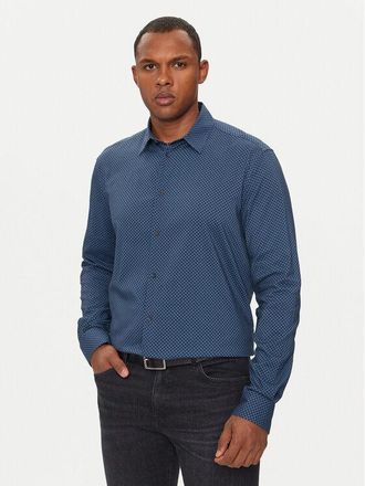 Sisley Hemd 535VSQ03S Blau Regular Fit