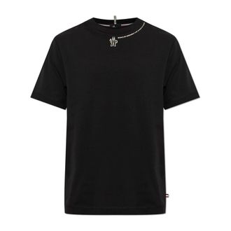 Moncler T-shirt Apr&egrave;s-Ski - Homme - Tops - Noir - Taille: 2XL