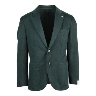 L.B.M. 1911 Giacca in Tela Delav&egrave; - - Suits - Herren - Gr&uuml;n - M