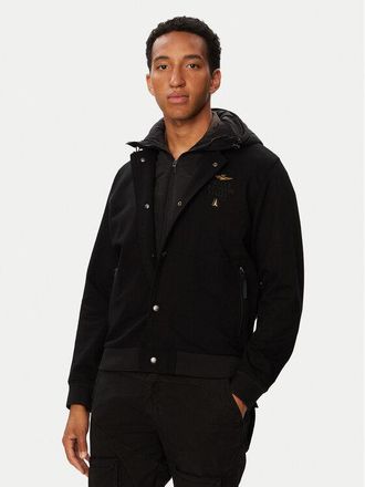Aeronautica Aeronautica Militare Bomberjacke 262AF0525UF00691 Schwarz Regular Fit