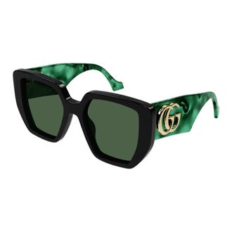 Gucci Eckige Sonnenbrille - Urban Trendsetter - - Accessories - unisex - Schwarzk - 54 MM