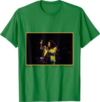 Bob Marley x David Burnett Official Live In Concert Photo T-Shirt