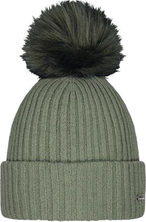 Barts Strickm&uuml;tze Kenzie Winterm&uuml;tze mit Kunstfell-Bommel 4955 Pale Army 13