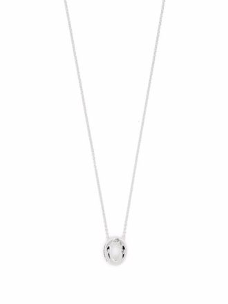 Le Gramme collier Entrelacs en argent sterling &agrave; pendentif