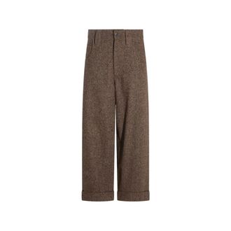 Brunello Cucinelli Straight Hosen - - Trousers - Damen - Braun - S