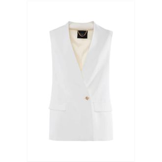 Nenette Gilet Sartoriale - - Suits - Damen - Wei&szlig; - L