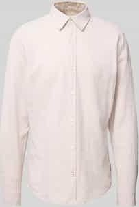 Joop Regular Fit Freizeithemd aus Leinen-Baumwoll-Mix Modell Hanson