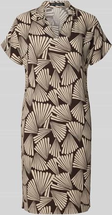 Betty Barclay Knielanges Kleid aus Viskose mit Umlegekragen