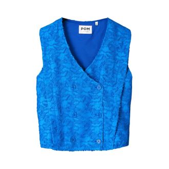 Pom Amsterdam Damen, Oberteile, Blau, XSGr&ouml;&szlig;e
